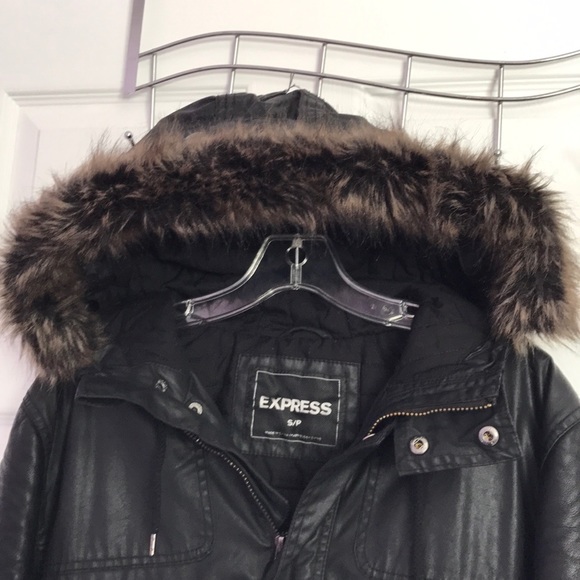 Express | Jackets & Coats | Express Men Black Parka Jacket | Poshmark